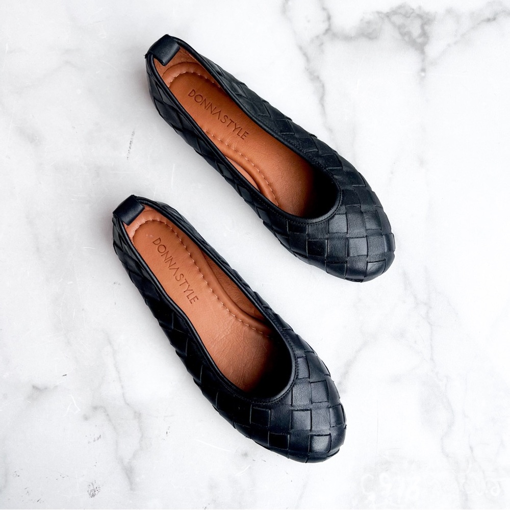 Donna Style Woven Ballet Flat 38/7.5 - Gem